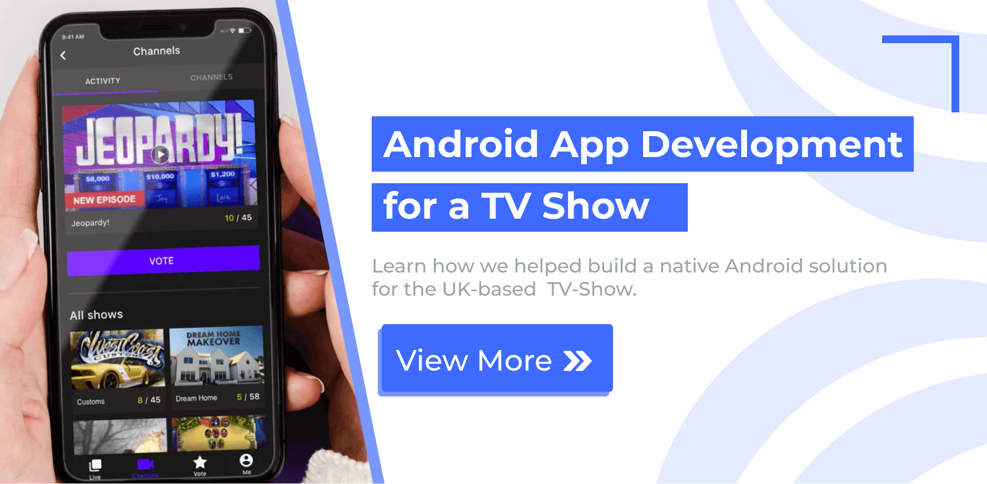 App Development for a TV Show — by Mbicycle