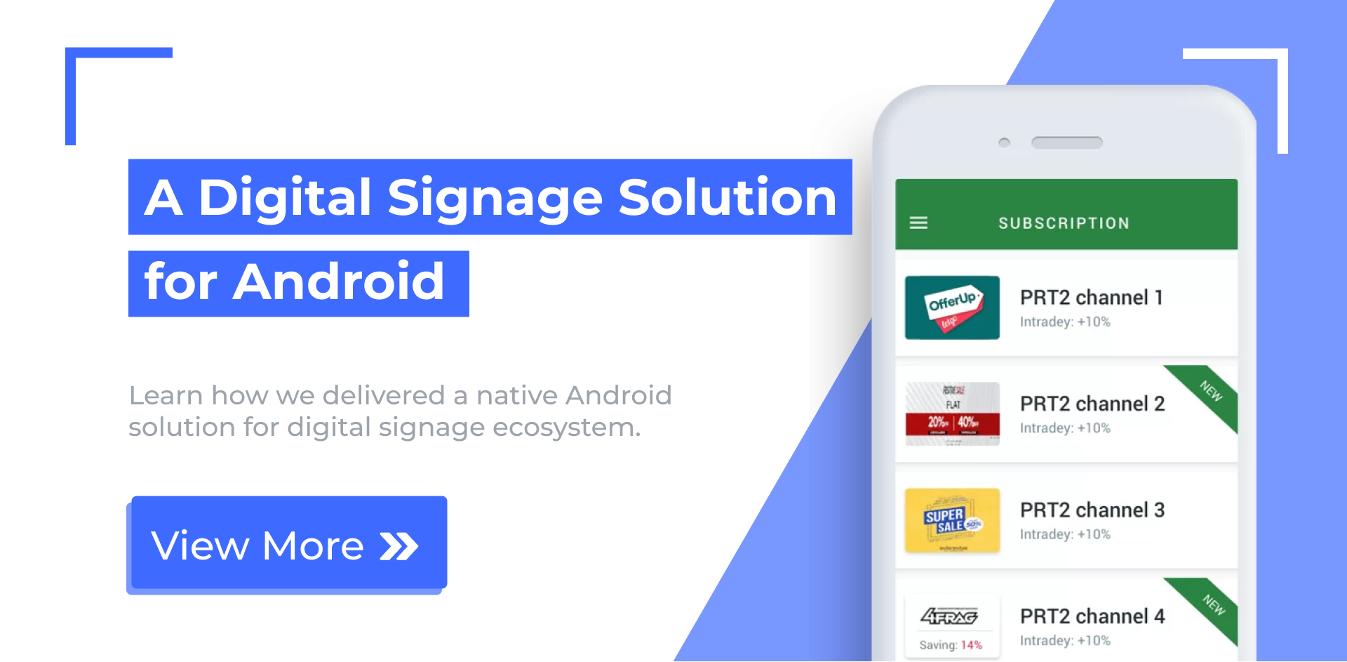 Digital Signage Solution for Android Devices — by Mbicycle