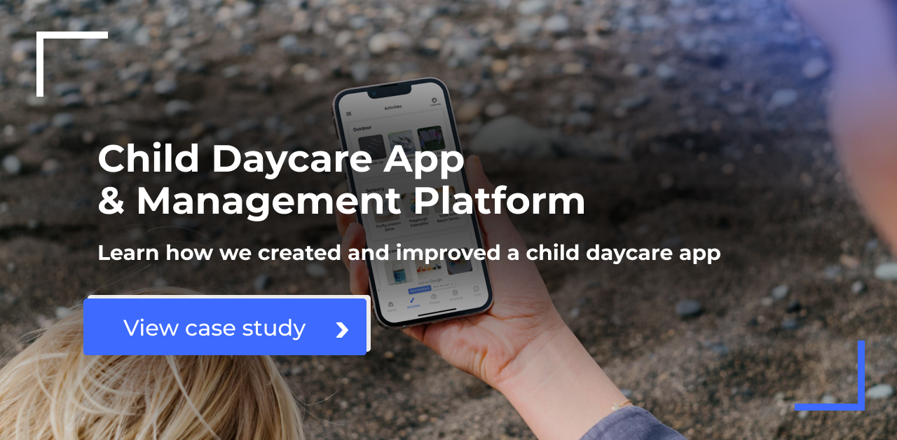 Child Daycare App for Parents and Caregivers Delivered by Mbicycle